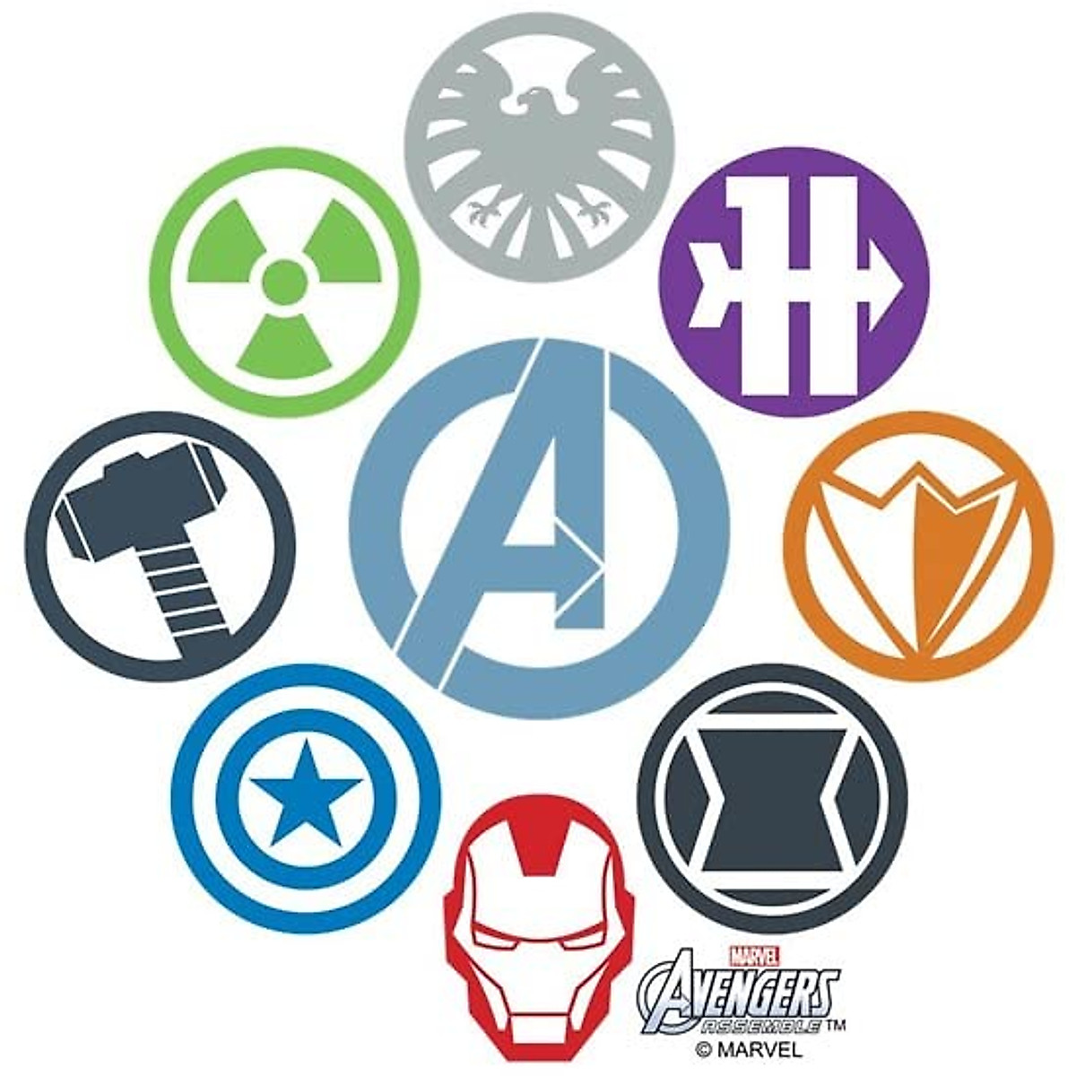 CafePress Avengers Icons Mug Ceramic Coffee Mug, Tea Cup 11 oz