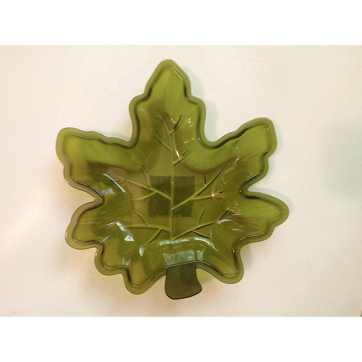 Autumn Fall Leaves Plastic Serving Trays, 3-pc Set