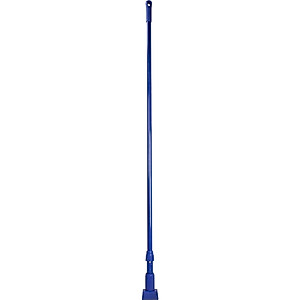 SPARTA 369475EC14 Fiberglass Mop Handle, Jaw Style Mop With Swivel Hang Up Cap For Cleaning, Commercial, Residential, 60 Inches, Blue