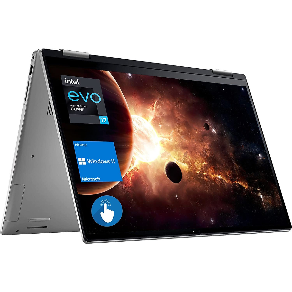 Dell Inspiron 7620 2-in-1 Laptop, 16" FHD+ Touch Display, 12th Gen Intel Core i7-1260P, 64GB RAM, 2TB PCIe SSD, FHD Webcam, HDMI, Backlit KB, FP Reader, Wi-Fi 6, Windows 11 Home, Silver (Renewed)