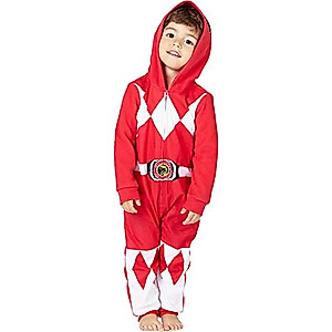 Power Ranger Boys Red Critter Pajama, 2T