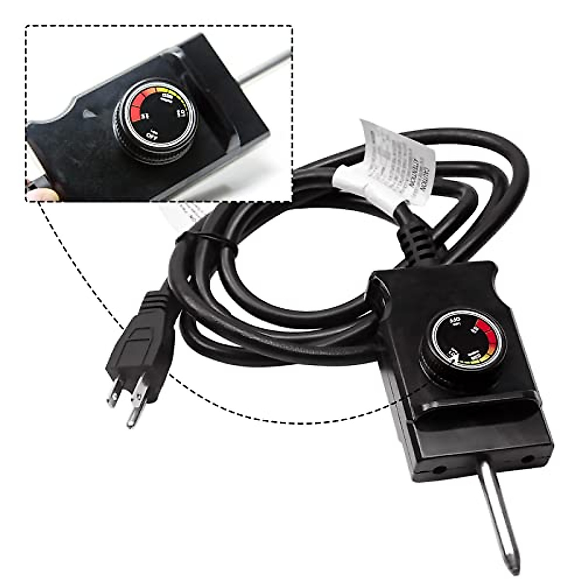 Masterbuilt Smokers Turkey Fryers Thermostat Analog Control with Power Cord Electric Smoker and Grill Heating Element