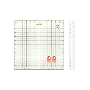 Bira Craft 12 X 12 inch Double-Sided All-in-ONE Steel Magnetic Platform, Magnetic Cutting Mat with Two Magnets and One Magnetic Ruler