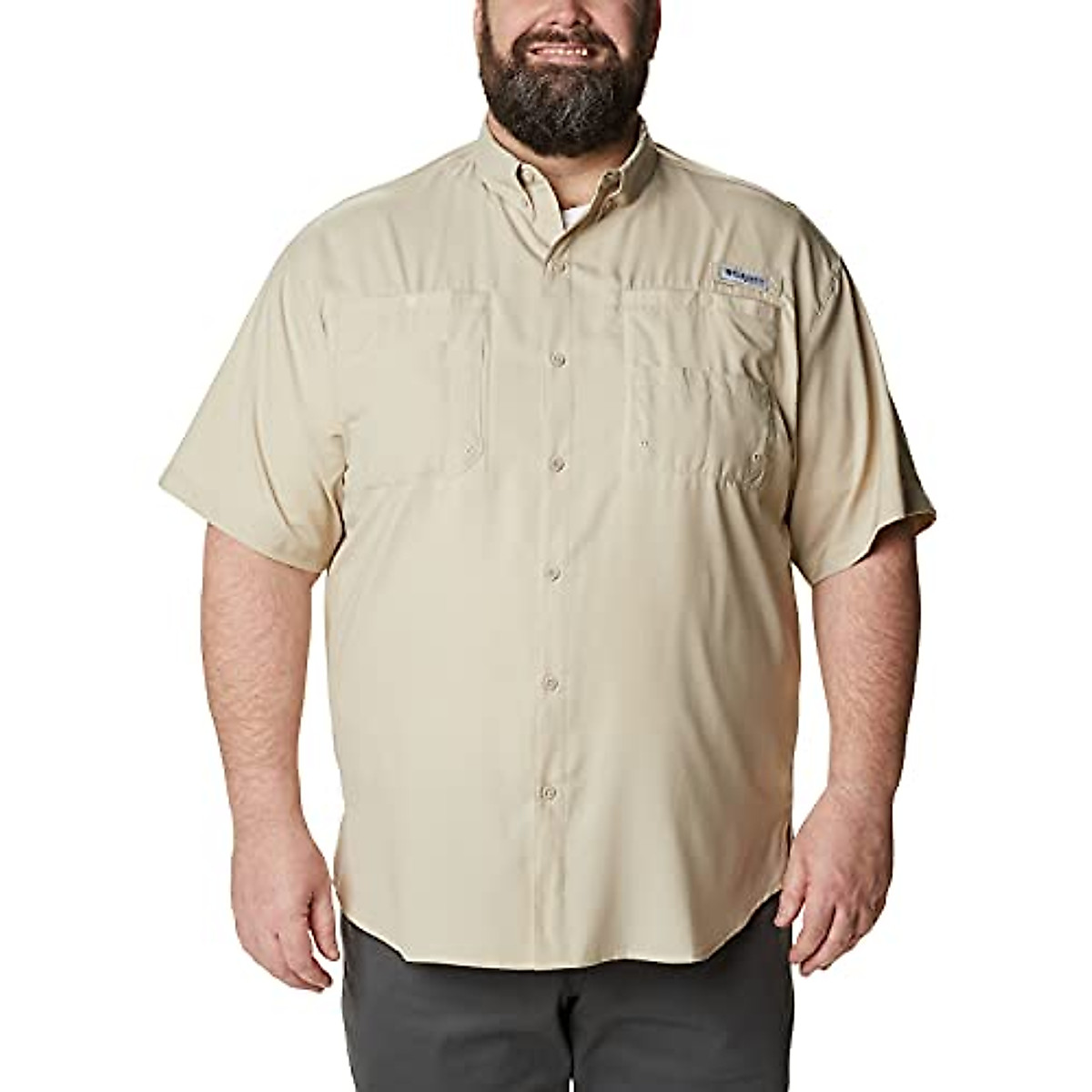 Columbia Men's Standard Tamiami II SS Shirt, Fossil, Medium