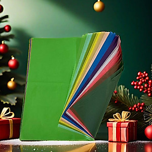 Bella Pack 120CT 36 Solid Vibrant Colors Gift Tissue Paper 20" x 20" Value Pack!