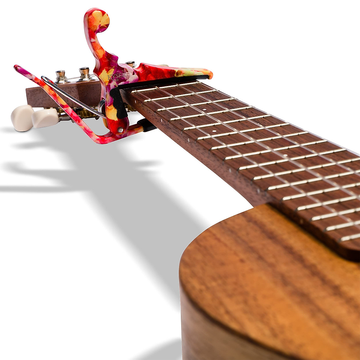 Kyser Quick-Change Ukulele Capo, Hawaiian Lei, KULEA