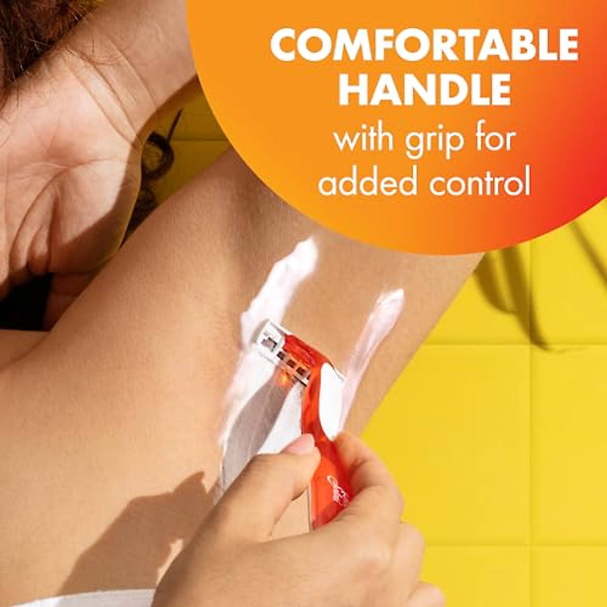 BIC Soleil Smooth Women's Disposable Razors, 3 Blades With Moisture Strip For a Silky Smooth Shave, 4 Count (Pack of 6) (24 Razors)