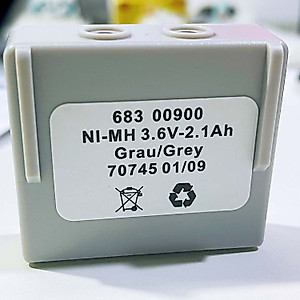 SHENYANG 3.6V 2100mAh 2.1Ah Battery 68300900 for HETRONIC Remote Control