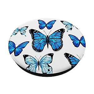 Blue Butterflies Phone Popper PopSockets Swappable PopGrip