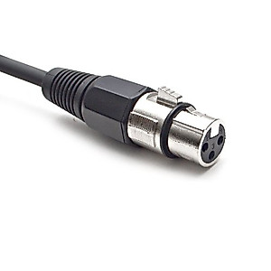 Seismic Audio SATRXL-F3BGORYP 3-Feet XLR Female to 1/4-Inch TRS Patch Cables - Multiple Colors