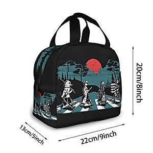 YRPCAI Boys And Girls Anime Lunch Bag Cartoon Reusable Insulation, Refrigerated Lunch Box Storage Bag 3-One Size