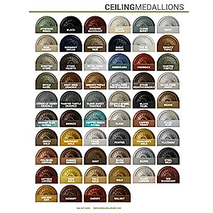 Ekena Millwork CM20VIUWF Vienna Ceiling Medallion, 20"OD x 3 1/2"ID x 1 1/2"P, Hand-Painted Ultra Pure White