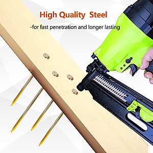 SITLDY Framing Nails 21 Degree 3 SIZES (3-1/2"+3.0"+ 2-3/8", 150 per Size) Full Round Head EG Smooth Shank, 450 Count Assorted Size, for Pneumatic, Electric 20 to 22 Degree Framing Nailer