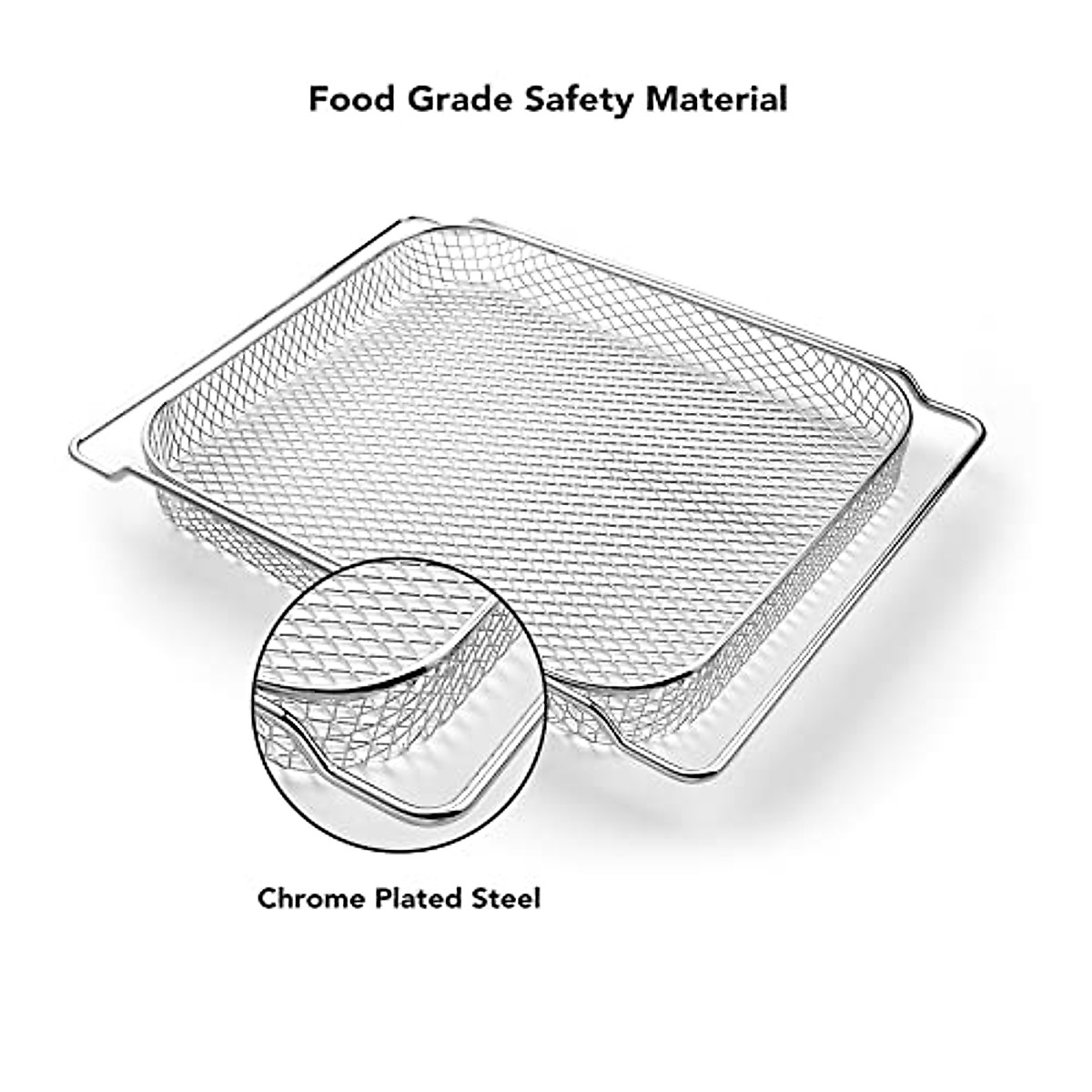 VAL CUCINA Air Fry Basket, Compatible with TA-25 Air Fryer Toaster Oven (Air Fryer Basket)