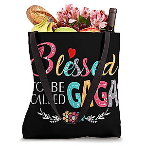 Blessed to be called Gaga Colorful For Grandma Tote Bag