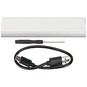 SSD Enclosure, M.2 SSD Enclosure Aluminum Alloy for Office