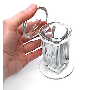 EISCO Coplin Staining Jar, Fits up to 5 76x25mm Slides, 4.25" Tall