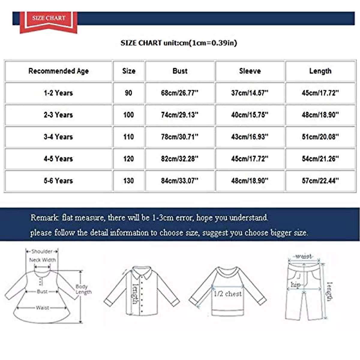 BINGTAOHU Baby Kids Boys Girls Classic Wool Blend Coat Winter Double Breasted Trench Coat Outwear Jacket with Pockets