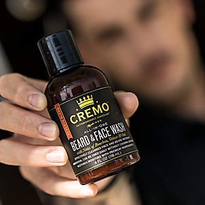 Cremo Distiller's Blend (Reserve Collection) Beard and Face Wash, Specifically Designed to Clean Coarse Facial Hair, 4 Fluid Oz