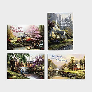 DaySpring Birthday - Inspirational Boxed Cards - Thomas Kinkade - 70107