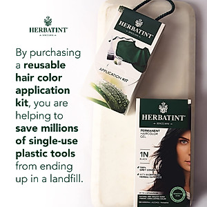 Herbatint Hair Color Application Kit - Includes Brush, Cape & Measuring Cup - Reusable, Eco-friendly Dye Application - 1 Pack