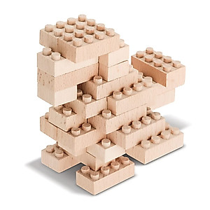 Eco-Bricks 3 in 1 Builds Bird - Earth-Friendly Kids Building Blocks - Create 3 Different Birds - Cockatiel, Toucan, Macawi