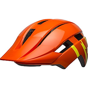 BELL Sidetrack II MIPS Youth Bike Helmet - Strike Gloss Orange/Yellow (2023), Universal Child (47-54 cm)