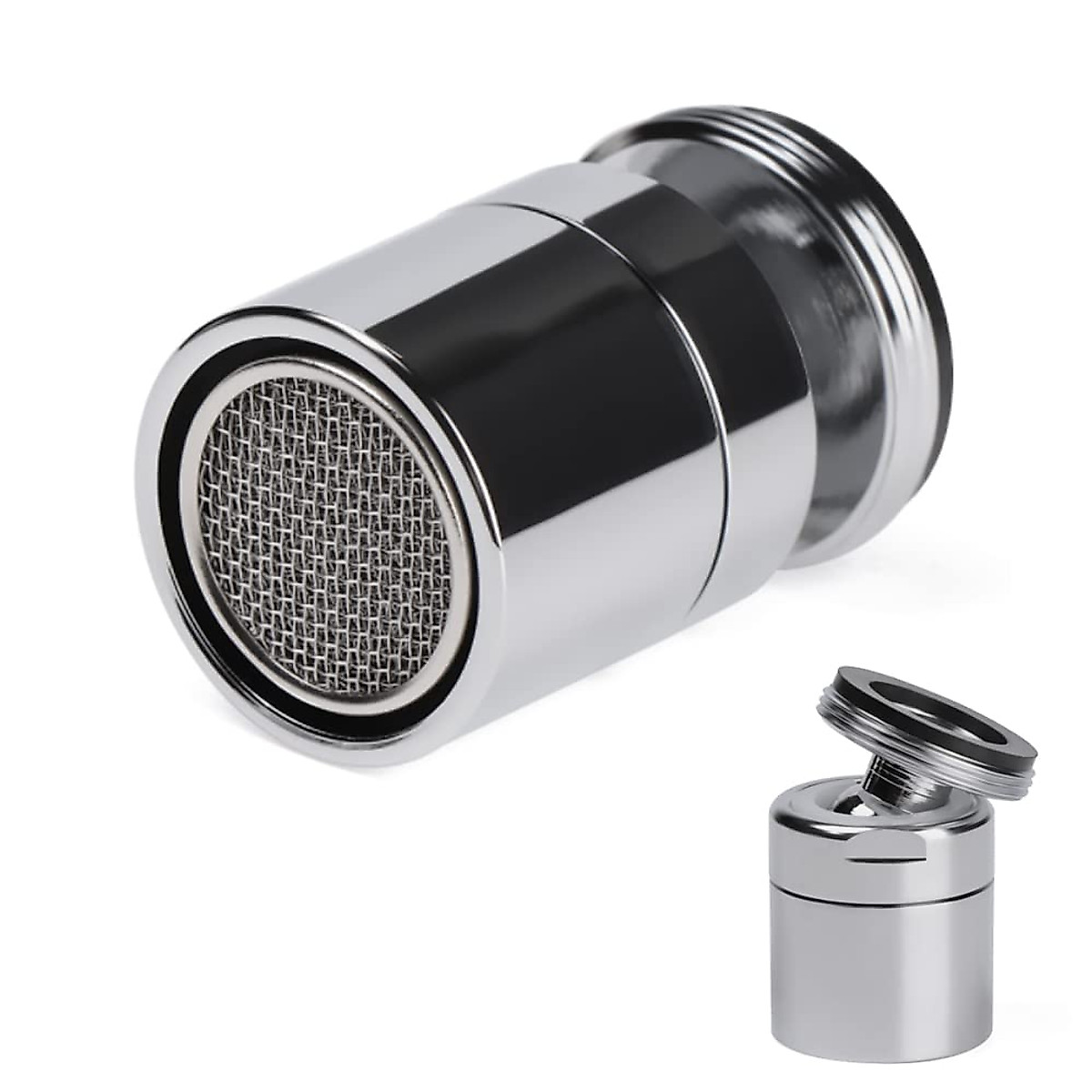 360 degree Swivel Faucet Aerator Filter Adapter for Kitchen Sink Tap Head Faucet Nozzle Adapters Replacement Part (Male 20mm)