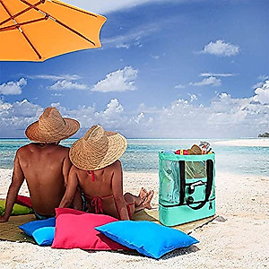 Askfairy Multi-Function Picnic Thermal Preservation Bag Beach Bag,Large Picnic Fresh-Keeping Bag for Outdoor Swimming, Camping, Travel