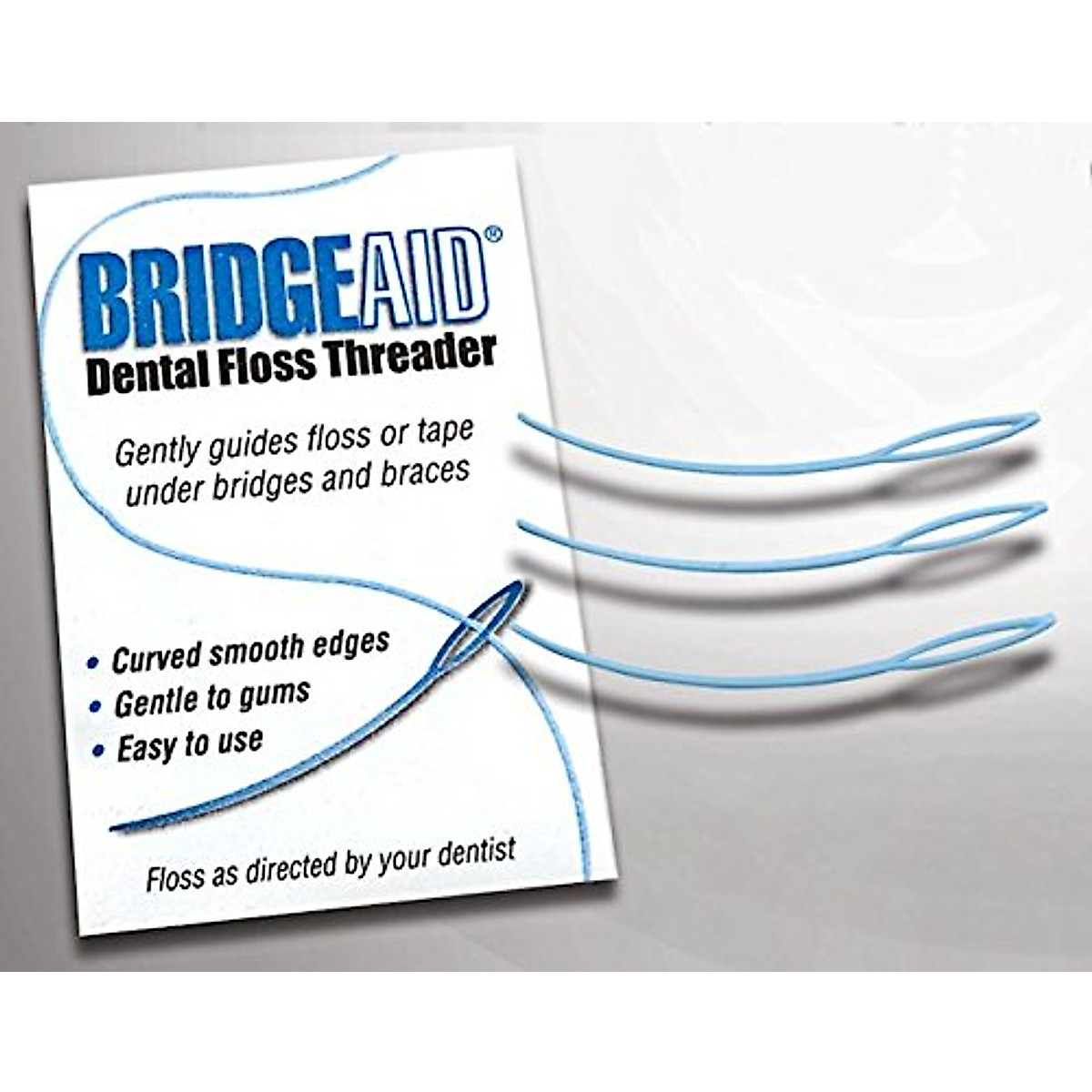 FLOSSAID BridgeAid Threaders 10 Packs of 10 (100 Threaders)