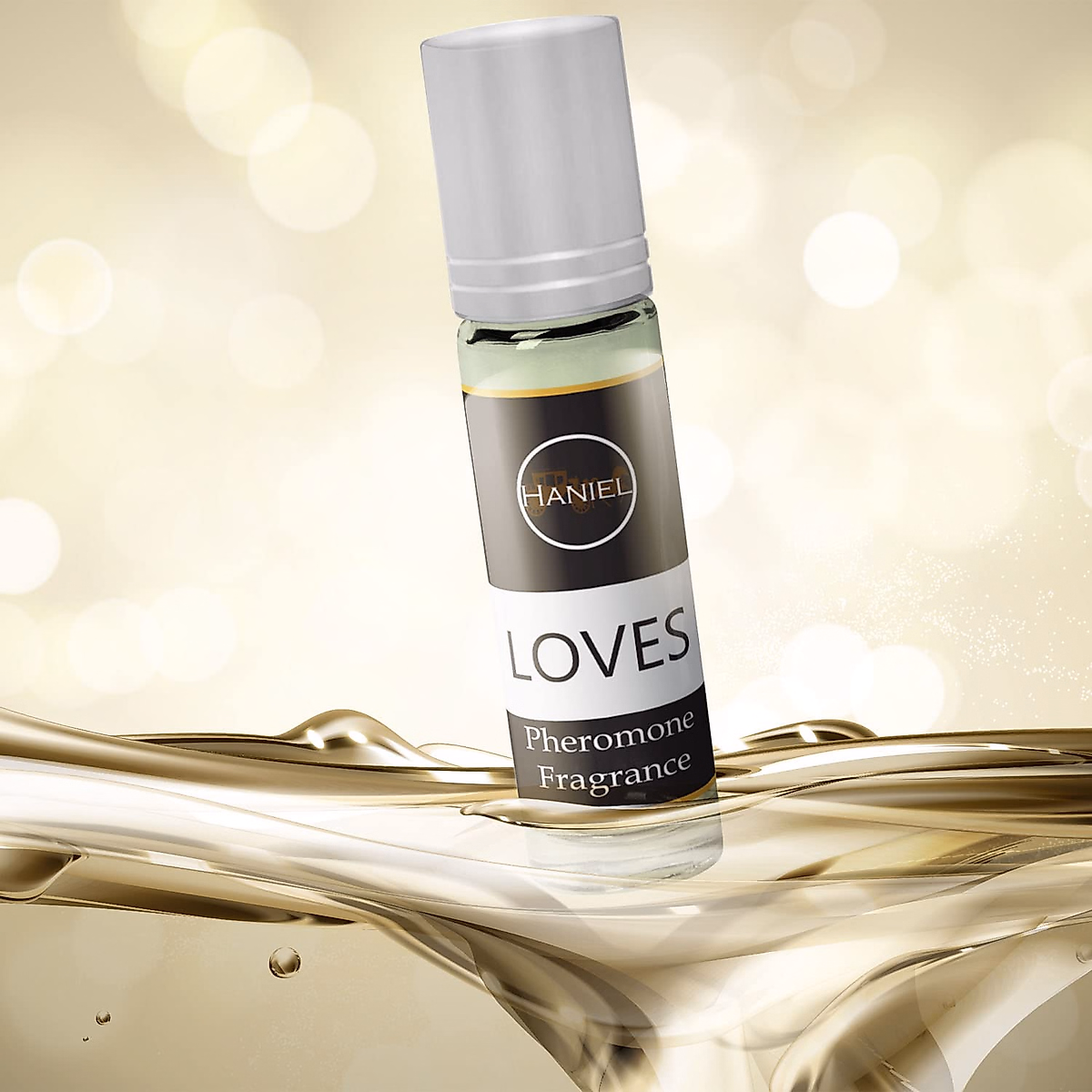 Haniel Perfume Oil For Women, Roll On Perfume for Women, Great Scent Sensual Elegance Floral Fragrance, Sandazee, Golden Lure Perfume