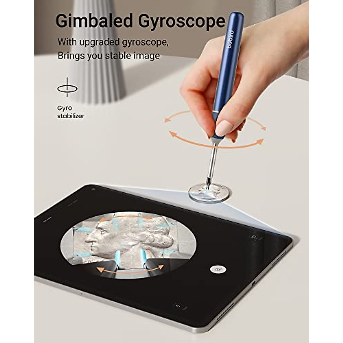 BEBIRD Note5 AuriCare Ear Wax Removal Tool with Ear Camera, Ear Cleaner with Ear Pick &Tweezers Mode,1000W Ear Scope,Universal Gyroscope for Earwax Removal, Ear Wax Removal Kit Include 6pcs Ear Scoop