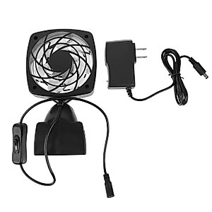 Ipetboom Fish Tank Cooling Fan Fish Tank Cooler Aquarium Fan Axolotl Aquarium Water Conditioner Aquarium Chiller Aquarium Cooler Fans for Home 40 Gallon Tank lid Plastic Small air Cooler