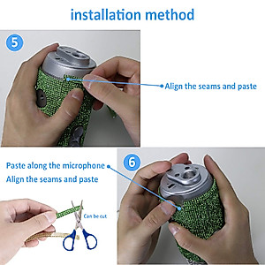 YOUSHARES Blue Yeti Pop Filter - Cute Glitter Sticker, Bling Diamond Shiny Skin with Mic Foam Winscreen Compatible with Blue Yeti Microphones (Silver)