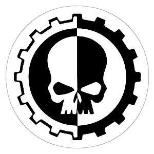 Pack of 6-2" Stickers -Warhammer 40k Adeptus Mechanicus, Warhammer Decal Sticker