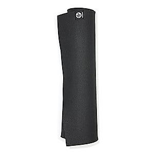Manduka X Yoga Mat - Easy to Carry, For Women and Men, Non Slip, Cushion for Joint Support and Stability, 5mm Thick, 71 Inch (180cm), Black