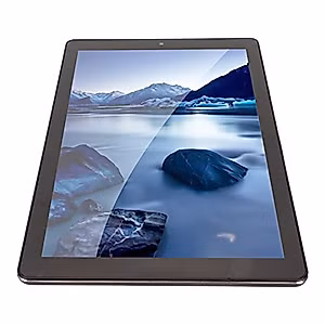 Tablet, Tablet HD 1960 X 1080 Black Octa Core Back 13MP 100240V for Adult Work (EU Plug)
