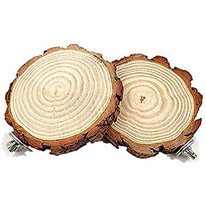 DKJN Wood Bird Perches for Cage Bird Perch,Wooden Parrot Platform for Bird Cages (4-4.7inch)