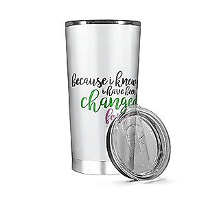 Tumbler Stainless Steel Insulated 20 30 Oz I Cold Have Iced Been Hot Changed Coffee For Wine Good Tea - Wicked Cup Mug Suit For Home Office Travel, White