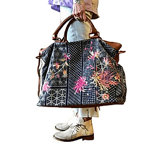 3J Workshop by Johnny Was Women's Embroidered Duffle Bag, Multi, OS