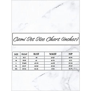 Belle's Design Women's Sexy Floral Satin Silk Cami Shorts set 2 Piece Pajama Bridal Lingerie Sleepwear (White, X-Large)