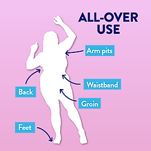 Megababe Sweat Absorbing Body Powder - Body Dust | with Lavender & Aloe | Talc-Free, All Natural | 6 oz