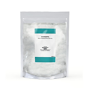 Unpretentious Non-Nano Zinc Oxide, Pure & Uncoated, Convenient Resealable Bag for Storage (1 Pound)