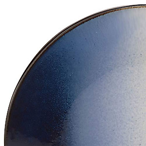 Gourmet Basics by Mikasa Asher Blue 16-Piece Dinnerware Set,5244110