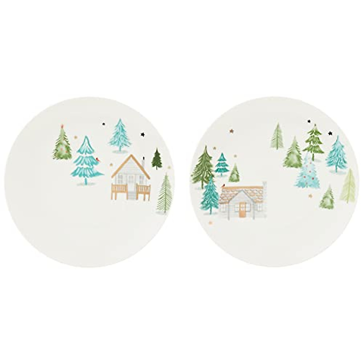 Lenox 890751 Balsam Lane 4-Piece Accent Plate Set