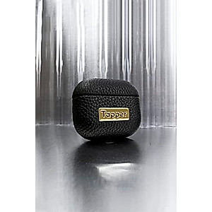 Tapper Black Leather / 18K Gold Plated Case for AirPods (3rd Generation)