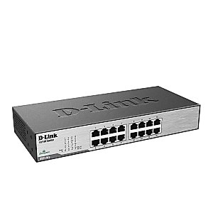D-Link 16-Port 10/100 Unmanaged Desktop or Rackmount Switch (DSS-16+)
