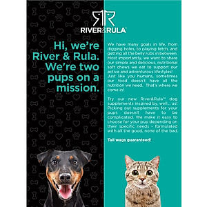 Horbäach Probiotics for Dogs & Cats | 120 Chewable Tablets | Digestive Aid | with 14 Probiotic Strains | Savory Beef Flavored Pet Supplement | by River & RULA