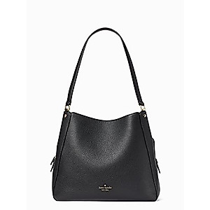 Kate Spade Leila Medium Triple Compartment Shoulder (Black)