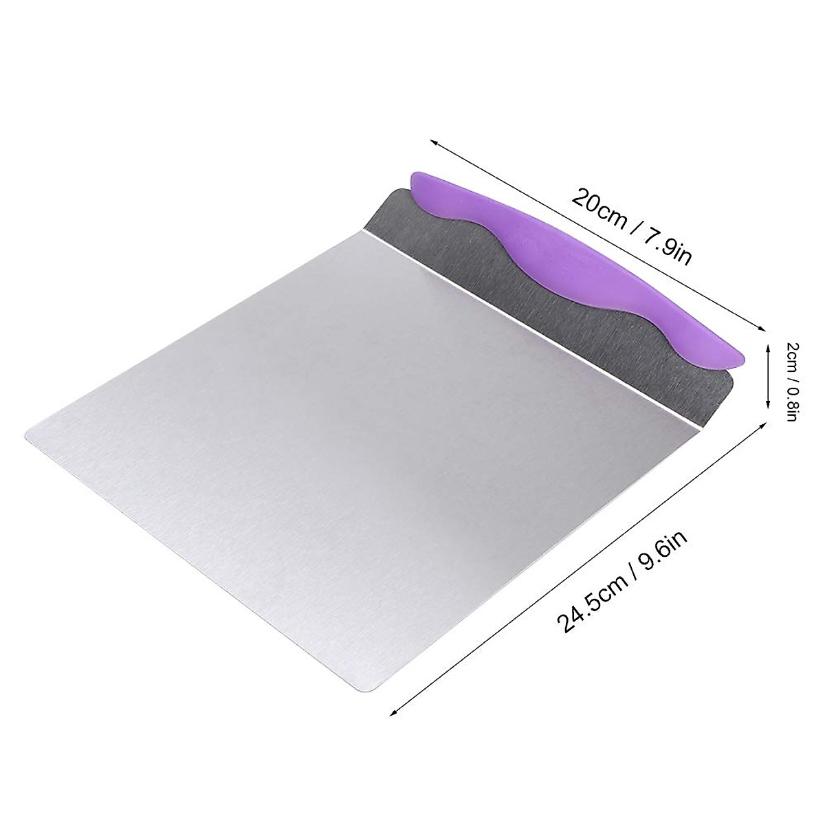 AUNMAS Cake Shovel 12 inch Stainless Steel Cake Lifter Pizza Transfer Shovel Pastry Baking Tool Tray Moving Plate Cookie Spatula Bottom Mover Scraper Dough Cutter for Baking Homemade Bread, Pie